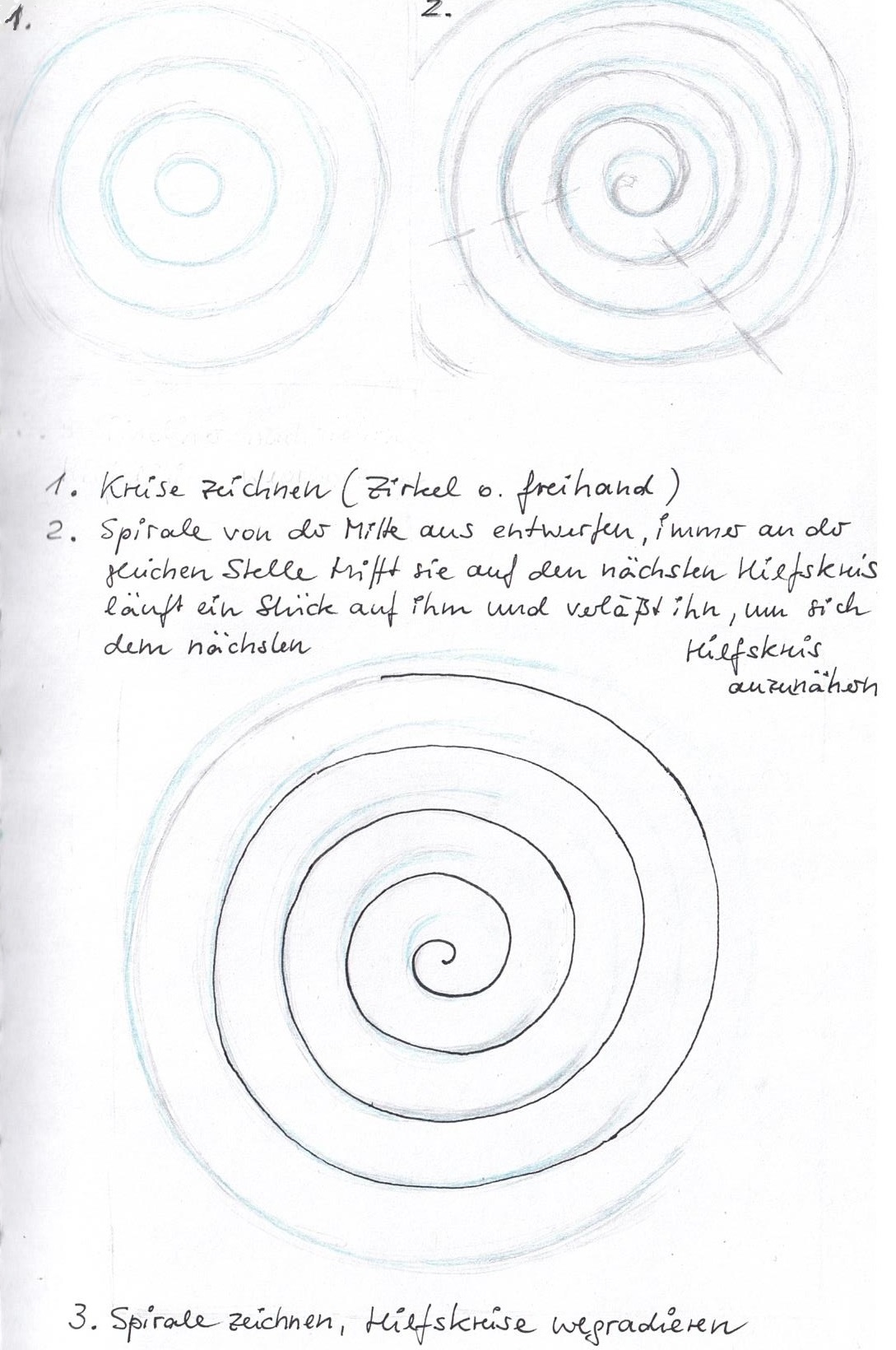 Schon immer malen alle gern Spiralen - Hobby Kreativ