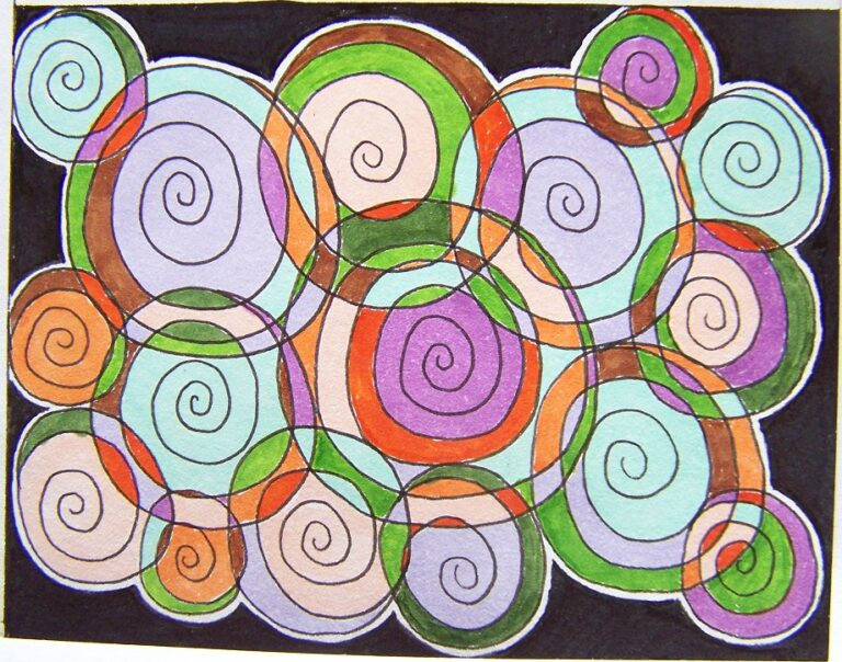 Schon immer malen alle gern Spiralen - Hobby Kreativ