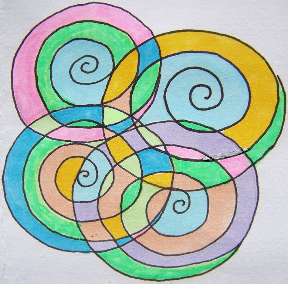 Schon immer malen alle gern Spiralen - Hobby Kreativ